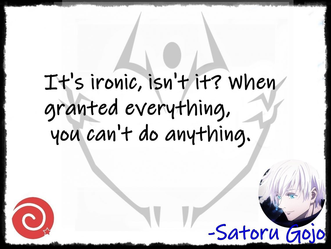 Top 10 Satoru Gojo Quotes From Jujutsu Kaisen That Reflects His ...