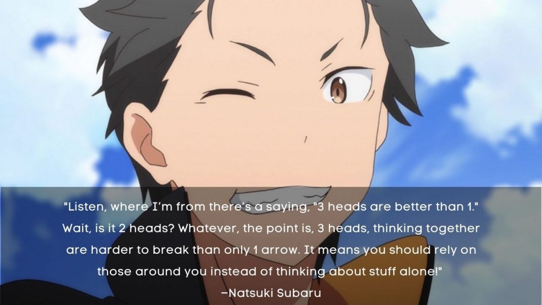 10 Best Quotes from Re: Zero – Starting Life in Another World — OtakuKart