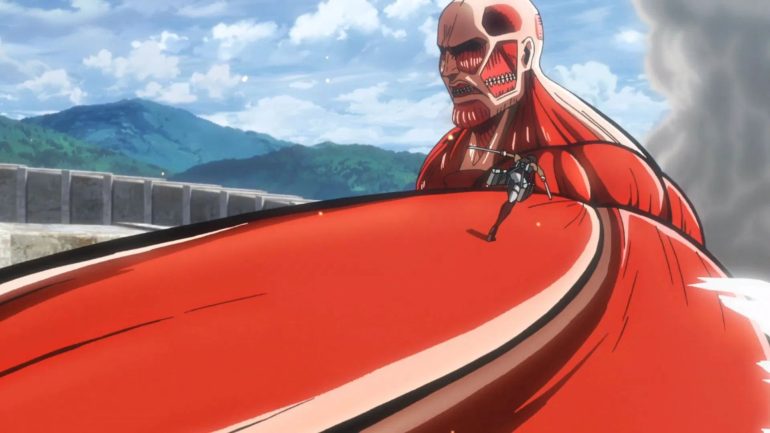 Attack on Titan Fan Builds 12-Foot Colossal Titan in Backyard ...